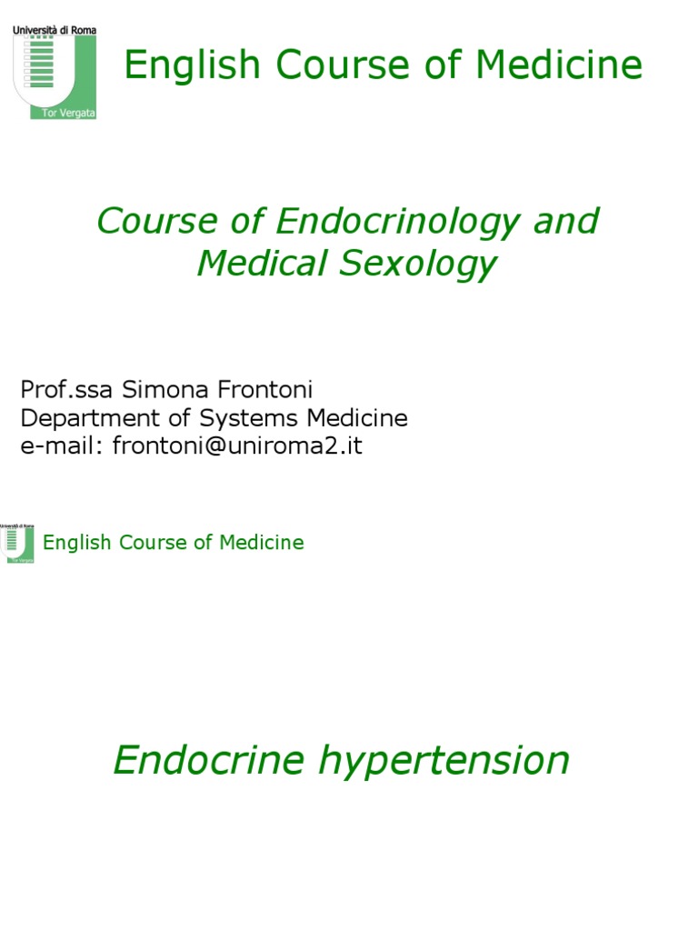 Endocrine Hypertension Overview | PDF | Hypertension | Adrenal Gland
