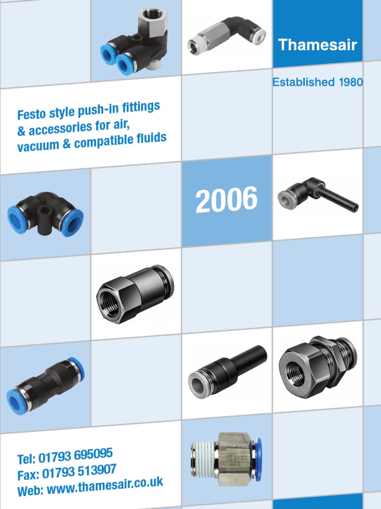 Festo Fittings Brochure 2006 | PDF | Valve | Pipe (Fluid Conveyance)