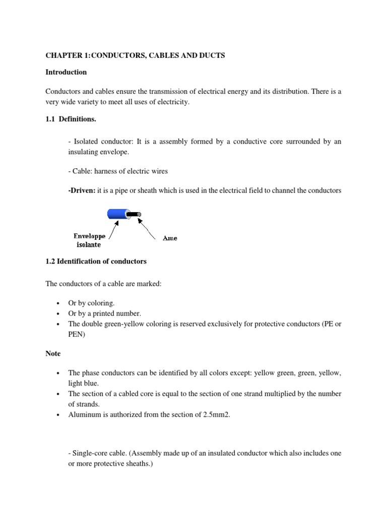 Conductors and Cables Overview | PDF | Electrical Conductor | Insulator ...