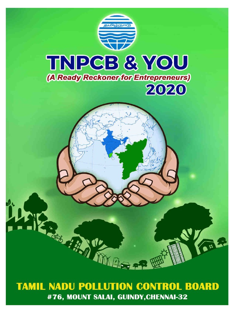 TNPCB & You-2020 Guide | PDF | Air Pollution | Sewage Treatment