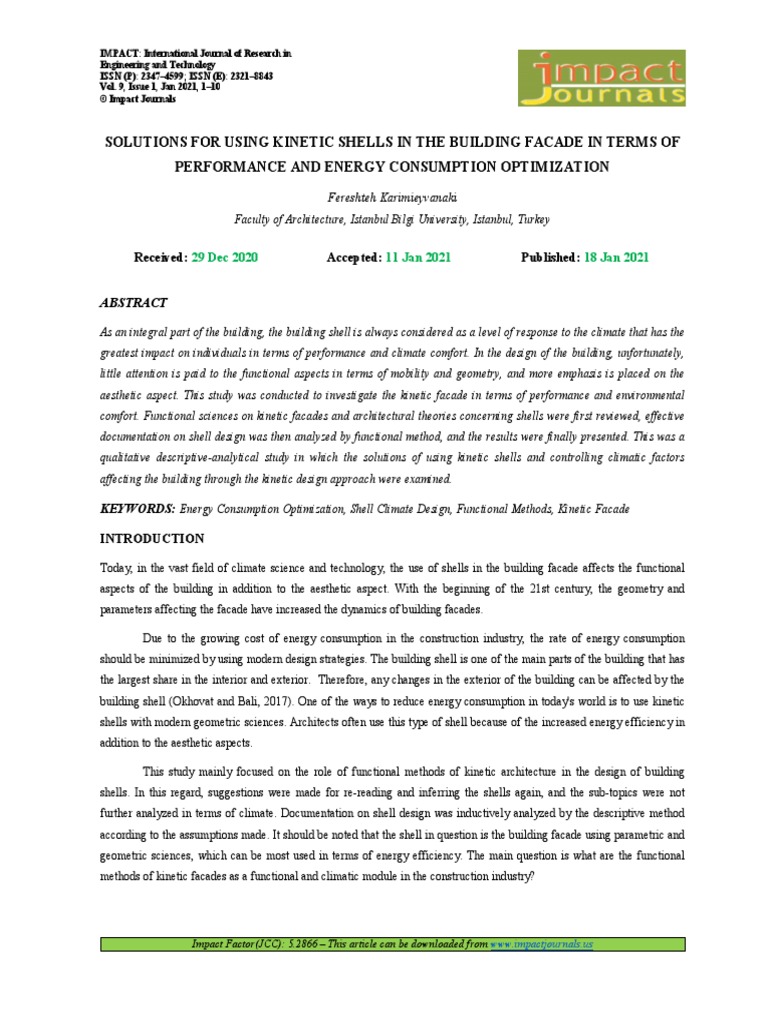 Engg-Format - Solutions For Using Kinetic Shells in The Building Facade ...