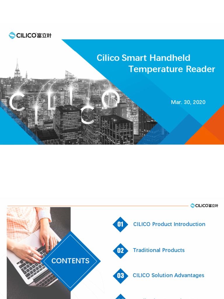 Smart Handheld Temperature Reader CILICO 0330 | PDF | Thermography ...