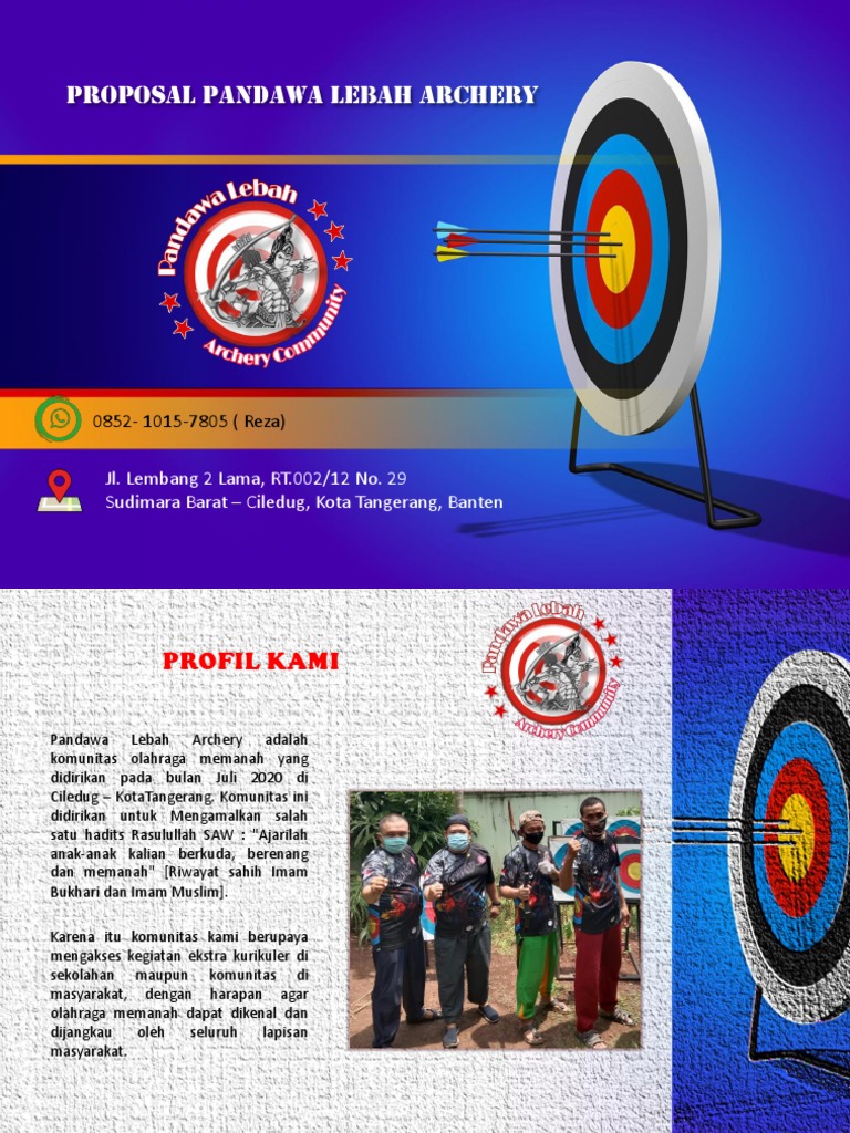 Proposal Pandawa Lebah Archery | PDF | Karier & Perkembangan | Pengembangan Diri