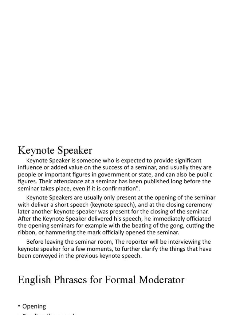 Keynote Speaker | PDF
