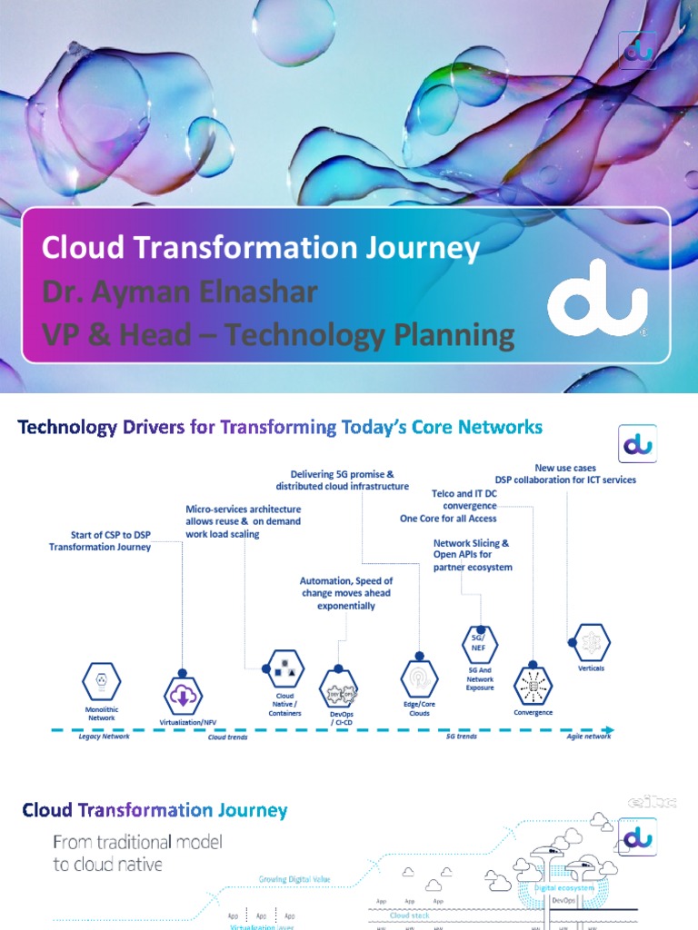 Cloud Transformation Journey | PDF | Cloud Computing | Computer ...