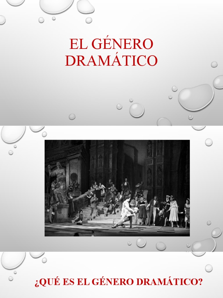 El Género Dramático Exposición | PDF