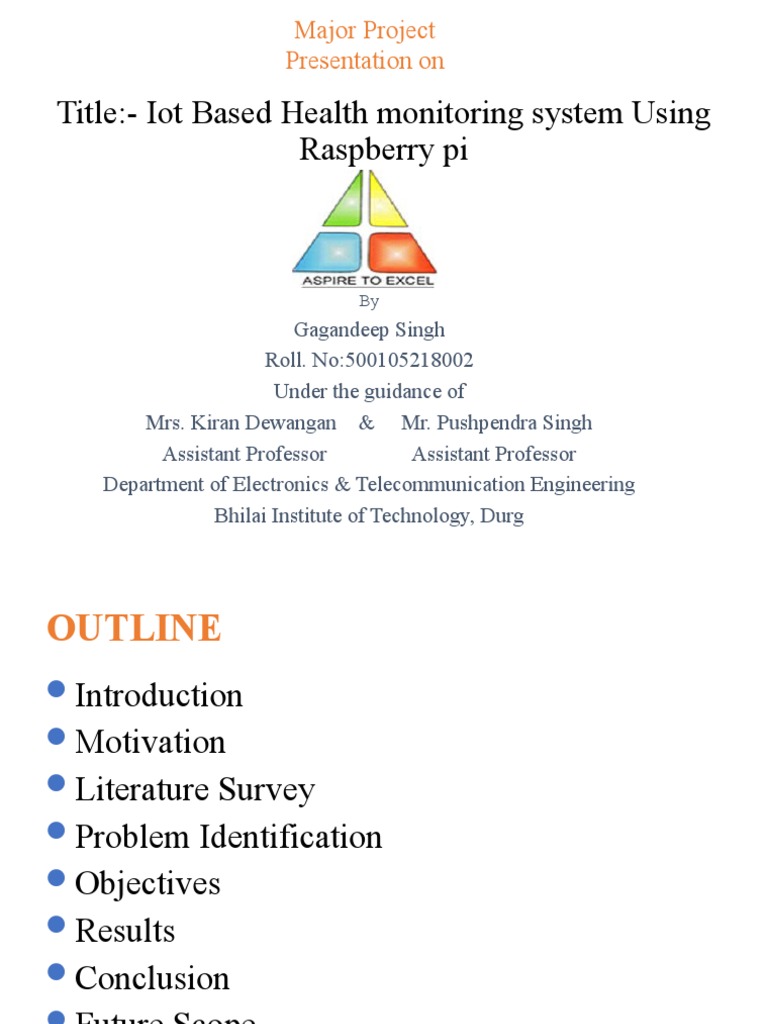 Title:-Iot Based Health Monitoring System Using Raspberry Pi | PDF ...