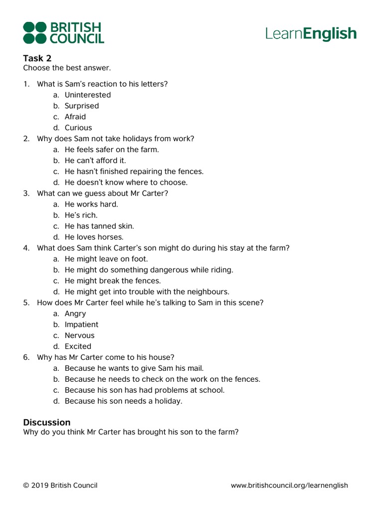 LearnEnglish Reading B2 A Short Story Extract 3 | PDF