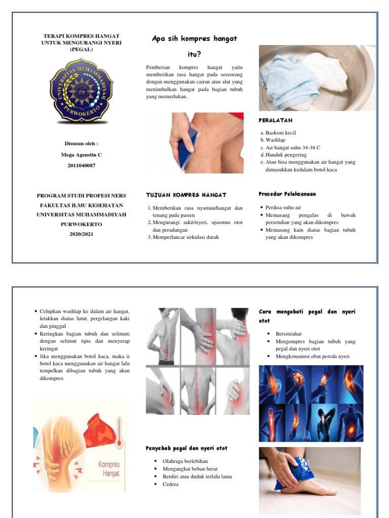 Leaflet Kompres Hangat | PDF