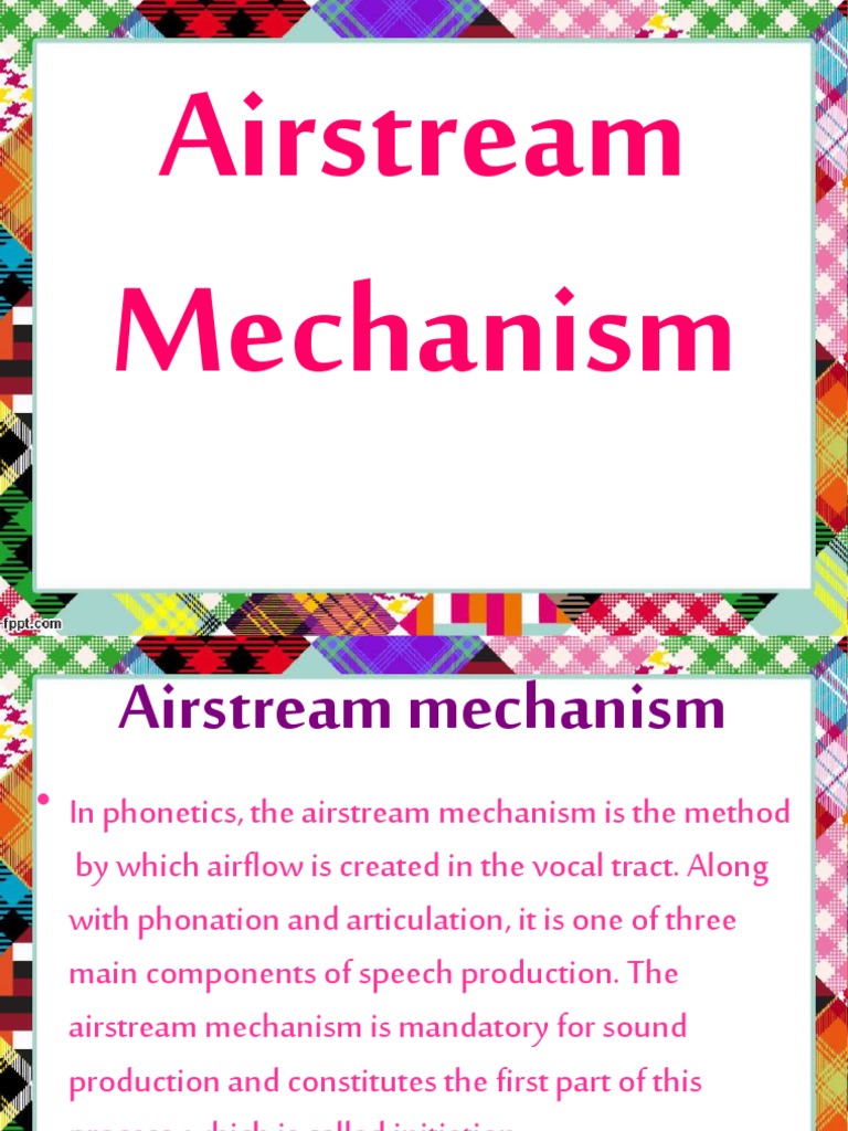The Mechanisms of Airstream Production in Speech: An In-Depth Look at ...
