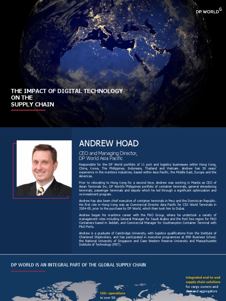 Cbbc Digital China Webinar With Dp World Digital Technology Impact On