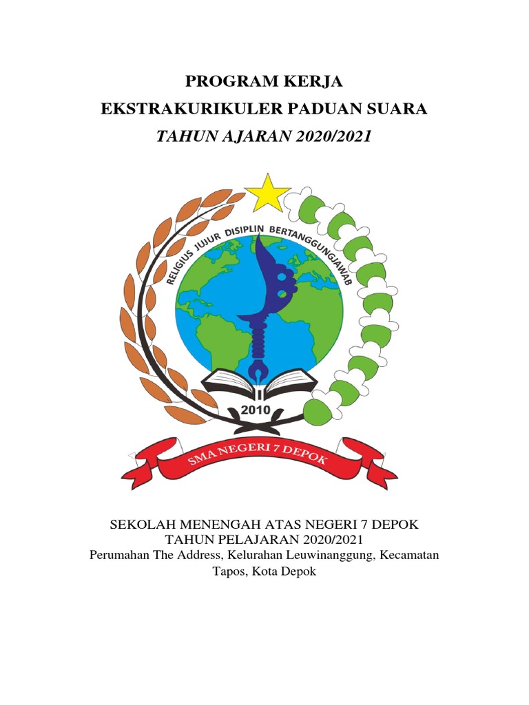 Program Kerja Padus 2020-2021 Sman 7 Depok | PDF