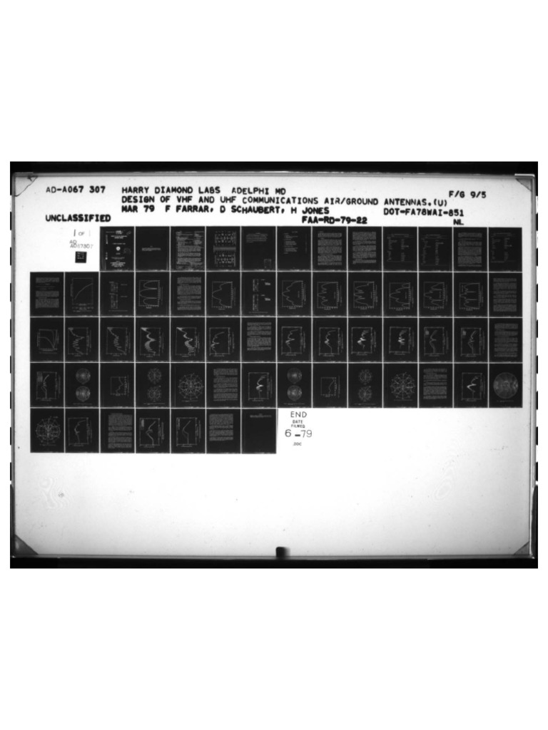 Design of VHF and UHF Communications Air/Ground Antennas: A Study of ...