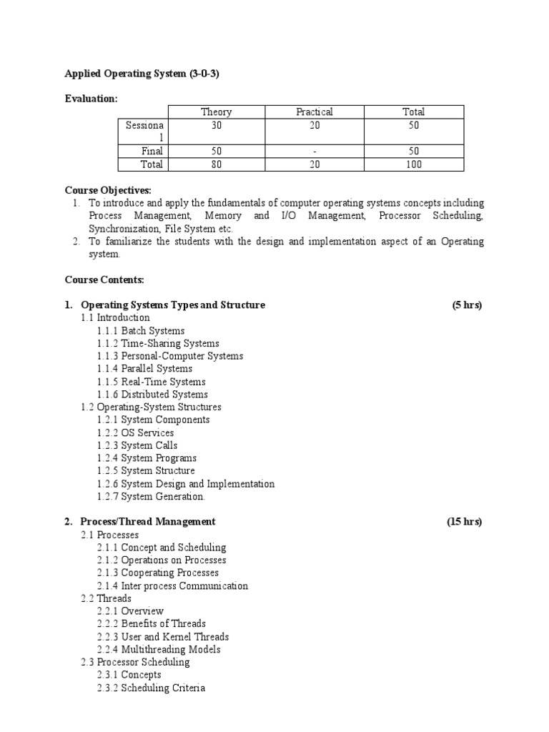 Applied Operating System | PDF | Scheduling (Computing) | Thread ... Applied Operating System | PDF | Scheduling (Computing) | Thread ...