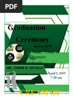 2019 Grad Message of Sds Reynante Caliguiran | PDF