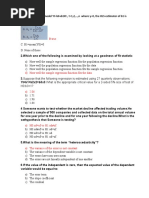 Practice Questions - Multiple Linear Regression | PDF | Regression ...