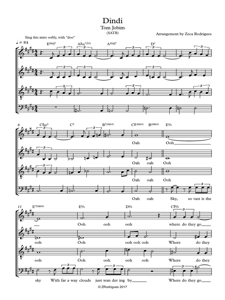 Dindi (Tom Jobim) | PDF
