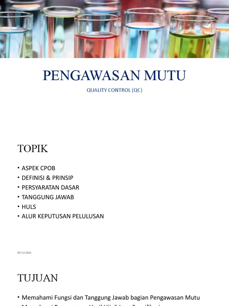 3-Pengawasan Mutu | PDF