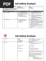 JSA Mengelas Di Dalam Tanki Boiler | PDF | Occupational Safety And ...