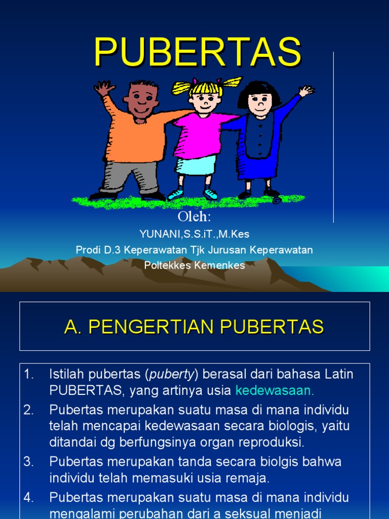 Memahami Pubertas: Ciri dan Masalahnya | PDF