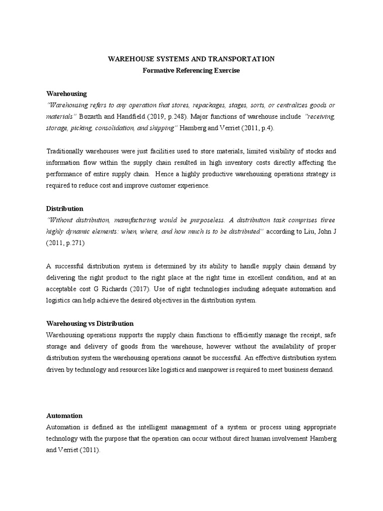 Automation & Autonomation - Definitions | PDF | Warehouse | Supply Chain