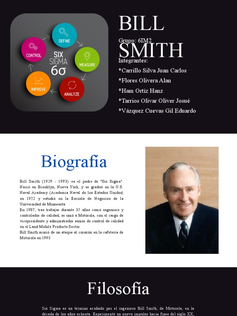 Bill Smith | PDF | Six Sigma | Calidad (comercial)