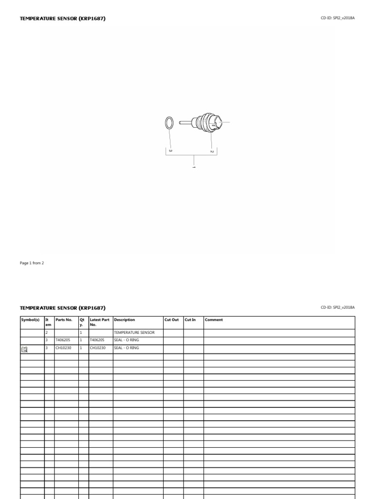 Temperature Sensor (KRP1687) | PDF | Science & Mathematics | Technology ...