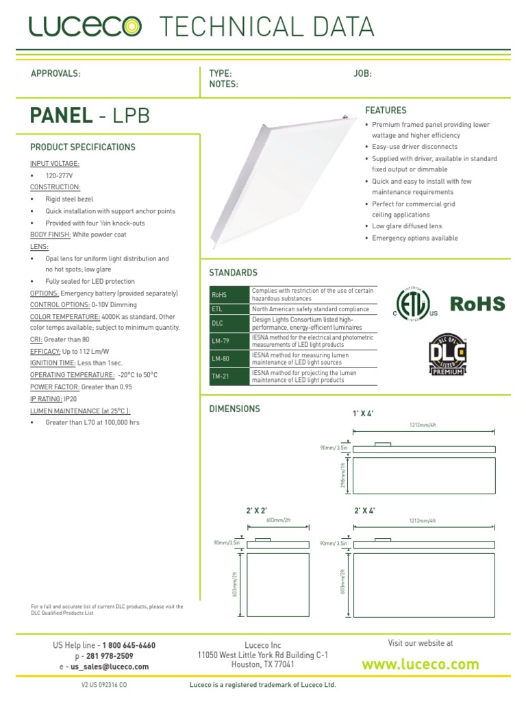 Panel - LPB: Approvals: Type: Job: Notes | PDF | Electricity ...