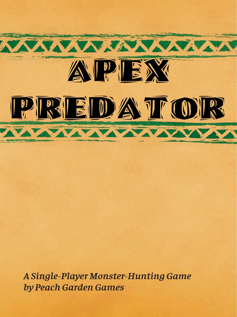 Apex Predator | PDF | Trees | Predation
