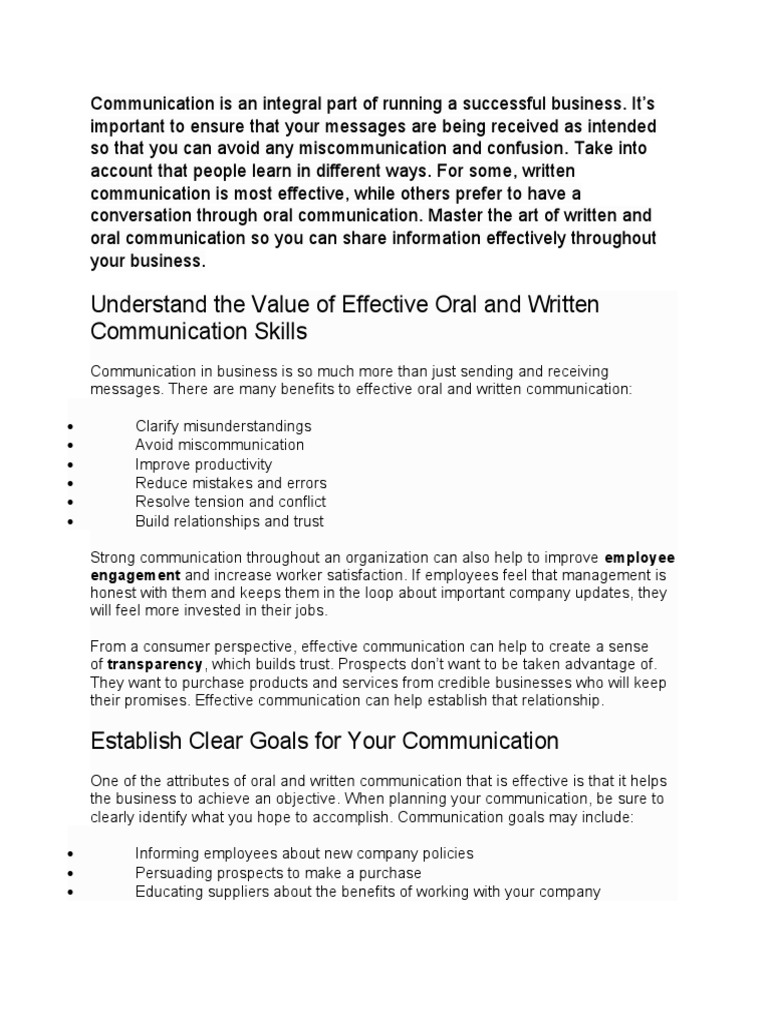 Effective Comm Presentation Skills Pdf Conversation Nonverbal