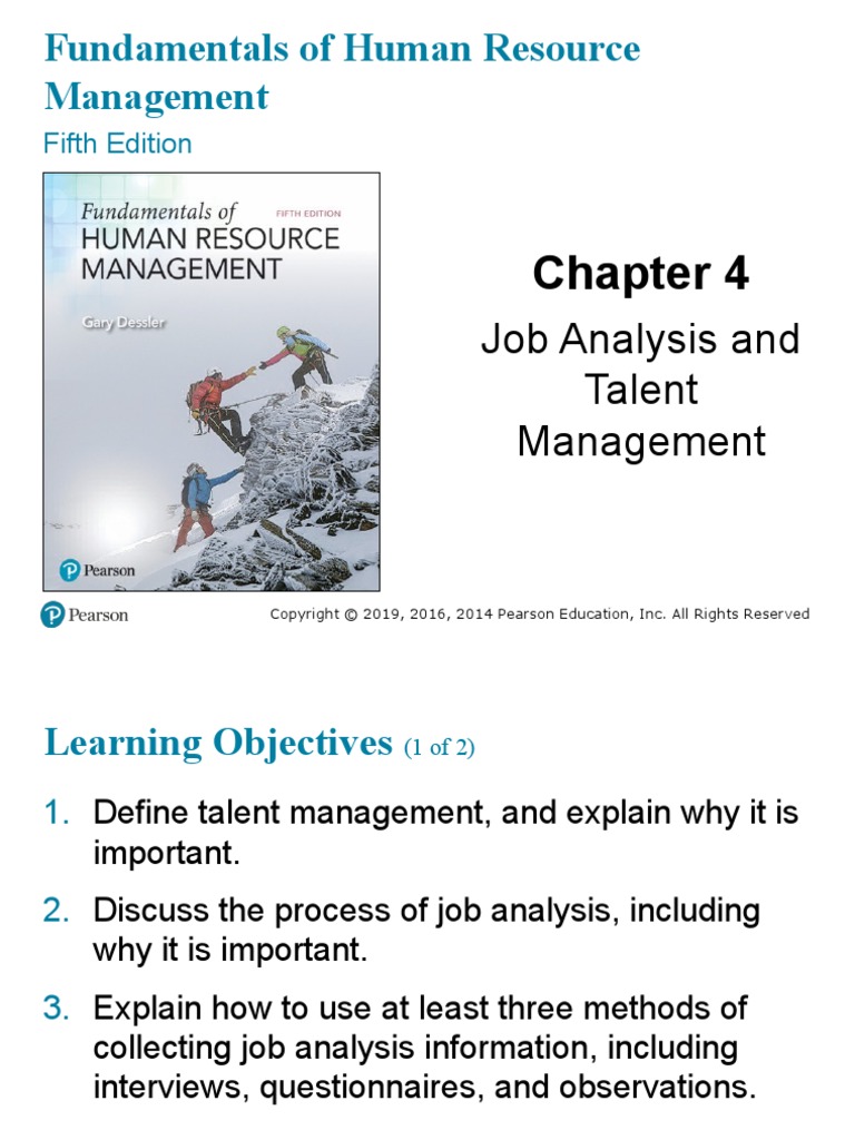 Fundamentals of Human Resource Management: Job Analysis and Talent ...