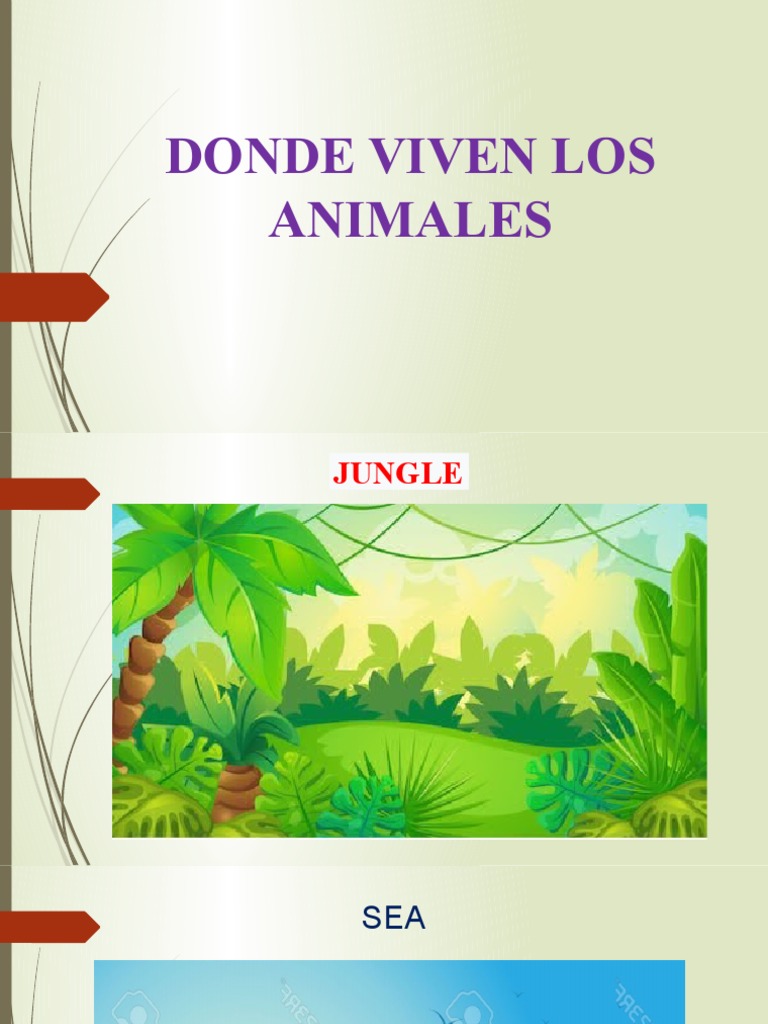 Donde Viven Los Animales | PDF