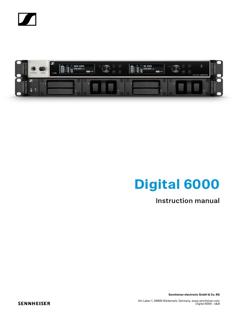 Digital 6000 Manual v4-0 01 2020 EN | Download Free PDF | Rechargeable ...