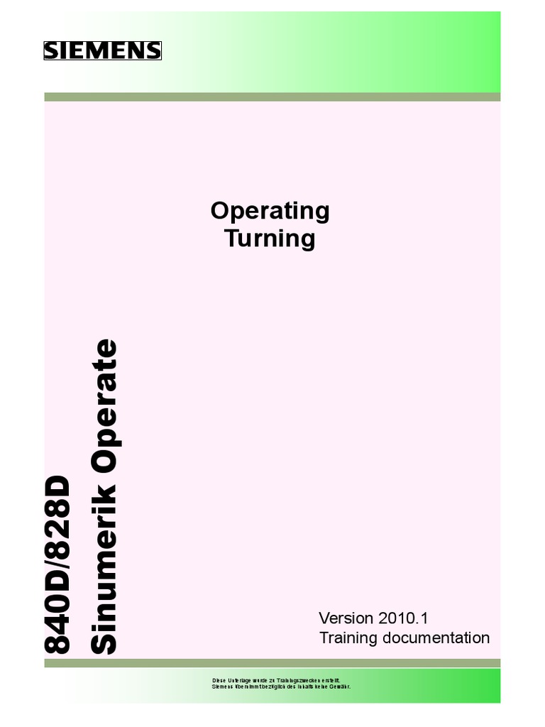 Sinumerik 840d | PDF | Technology & Engineering