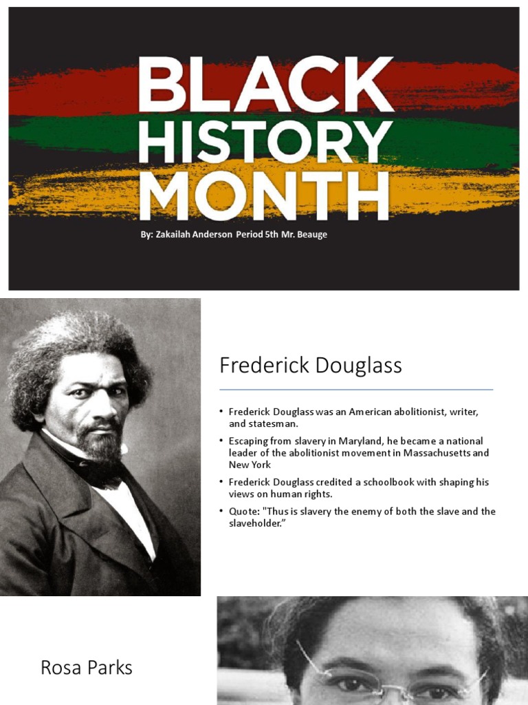 Black History Month Powerpoint | PDF | Abolitionism In The United ...