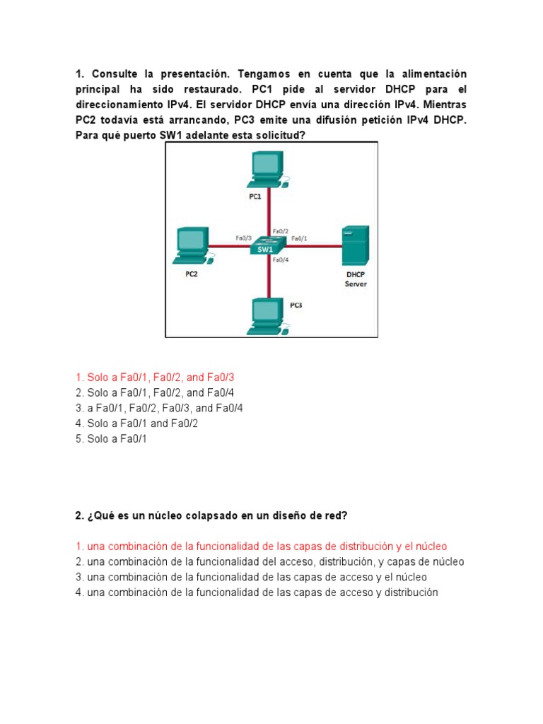 Guía de Redes y Conmutación Cisco | PDF | Conmutador de red ...