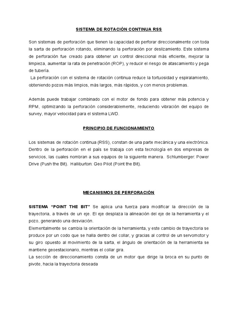 Sistema de Rotación Continua Rss | PDF | Rotación | Herramientas