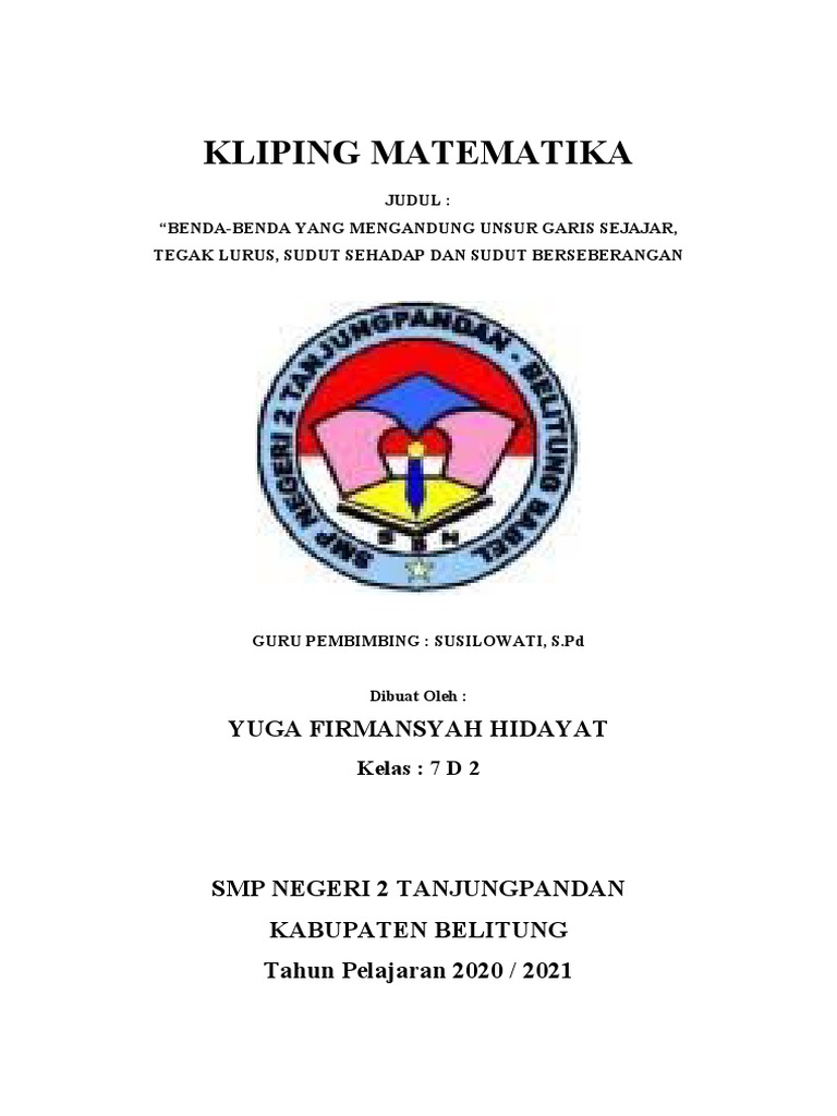 Kliping Matematika Yuga | PDF