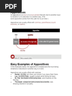 Appositives and Appositive Phrases - Worksheet | PDF | Language ...