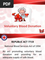 DOH NVBSP Overview | PDF | Blood Donation | Blood Transfusion