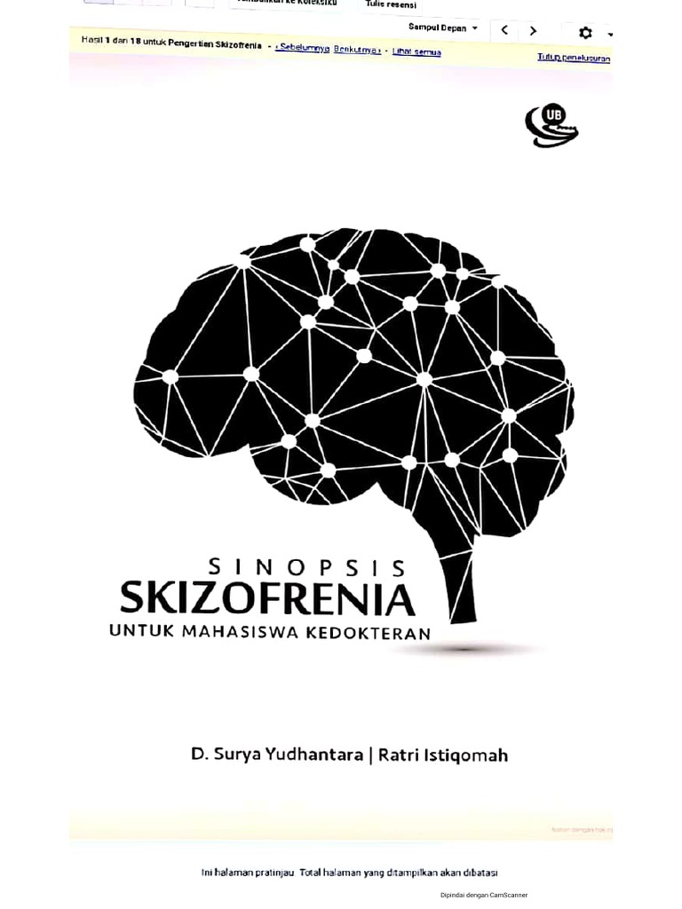 Buku PK Skizofrenia Yudhantara | PDF