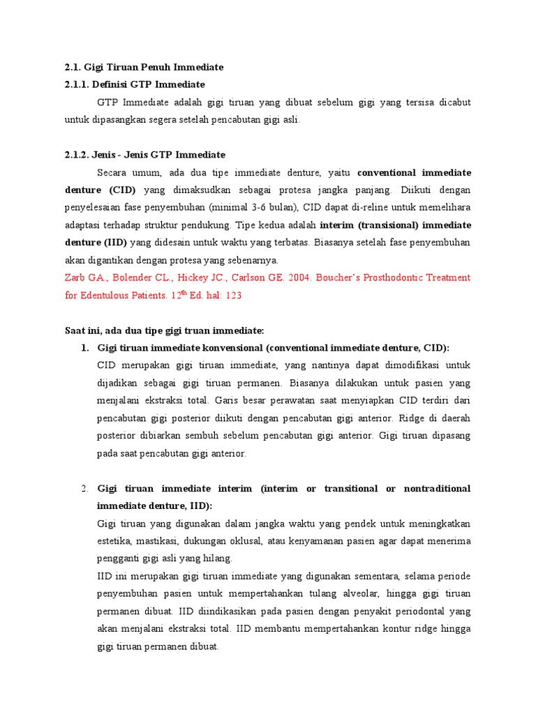 Definisi&jenis GTP Immediate | PDF