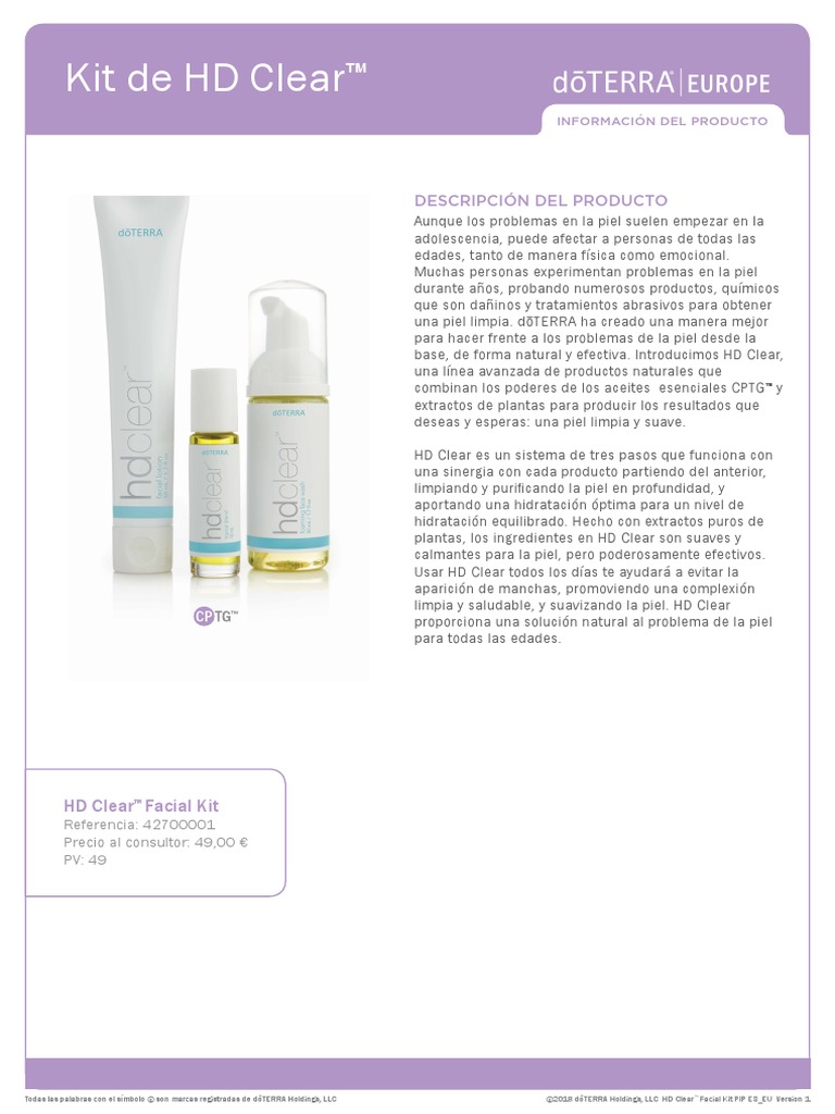 HD Clear Kit | PDF | Bienestar | Medicina