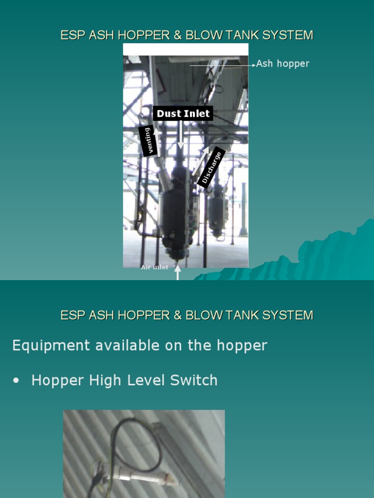 ESP Ash Hopper and Blow Tank Overview | PDF | Valve | Tools