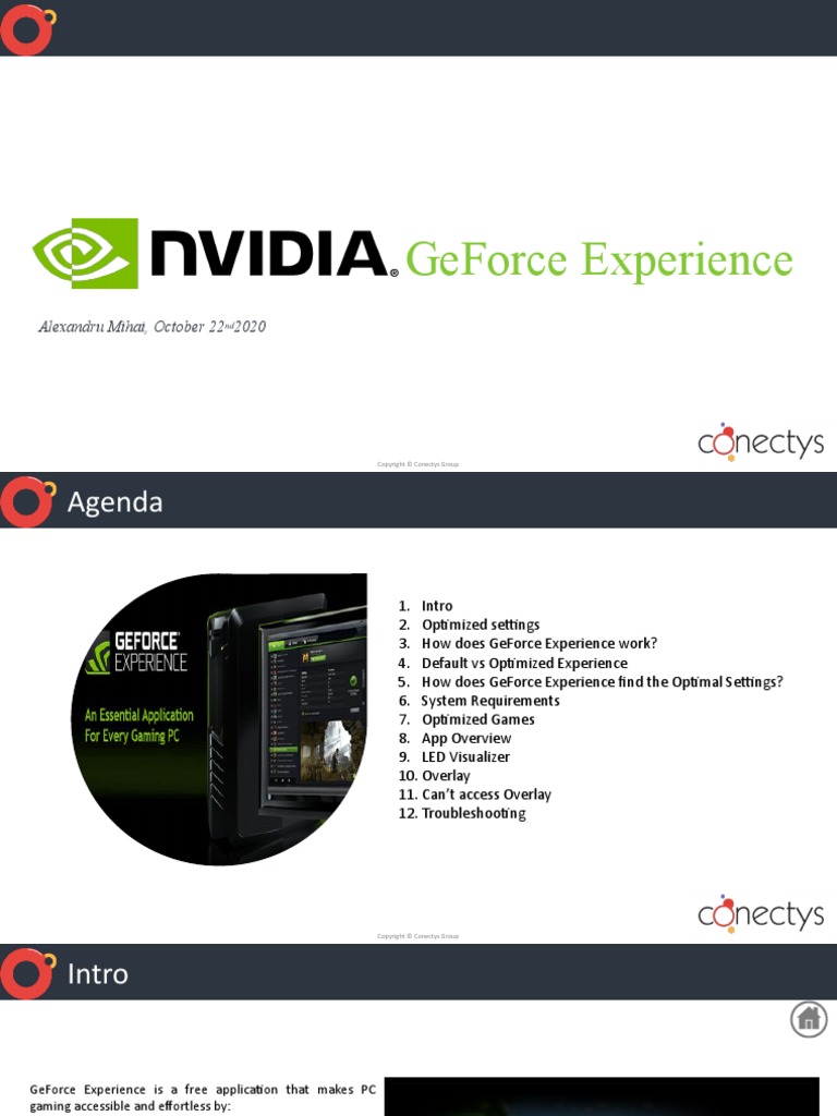 NVIDIA GeForce Experience | PDF | Graphics Processing Unit | Computer ...