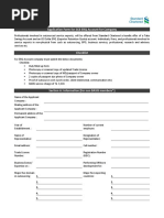 Application Form For Crediting Activities That Did Not Go Through The ...