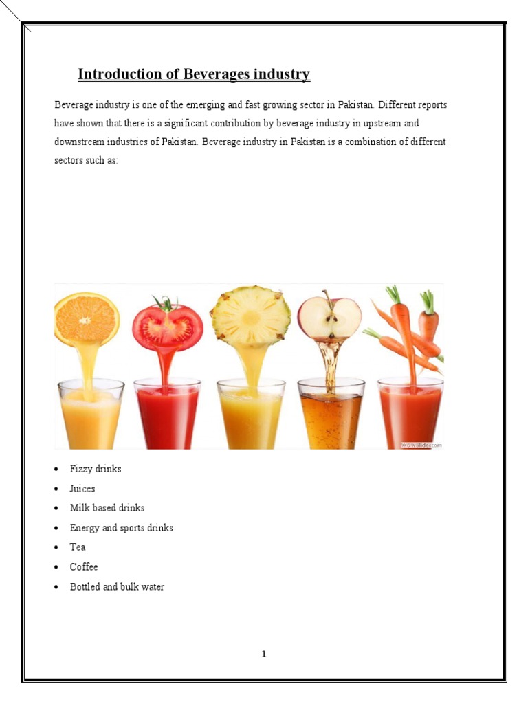 Introduction of Beverages Industry | PDF | Coca Cola | Pepsi