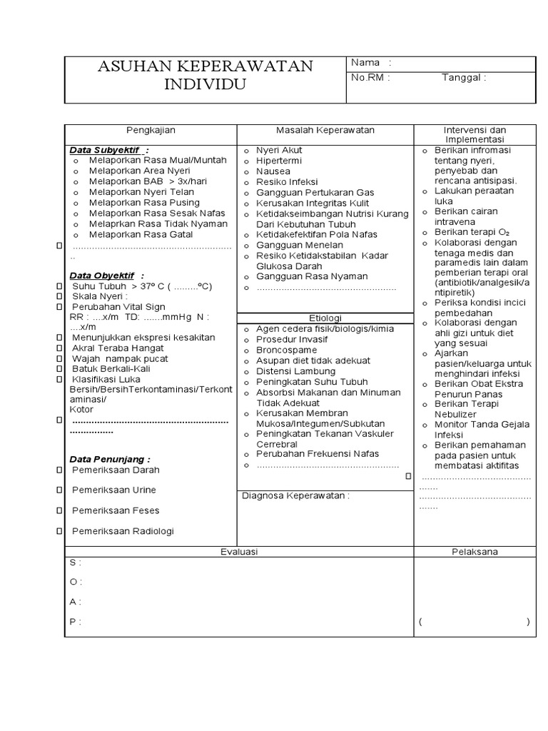 Model Askep Rawat Jalan Sederhana 1 | PDF