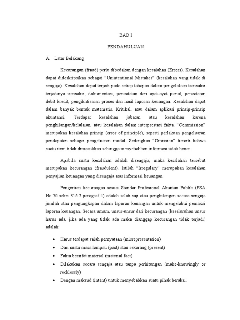Makalah Audit-1 | PDF