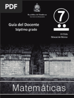 Guia Del Docente Matematicas 8 Grado Honduras - PDF - Google Drive | PDF